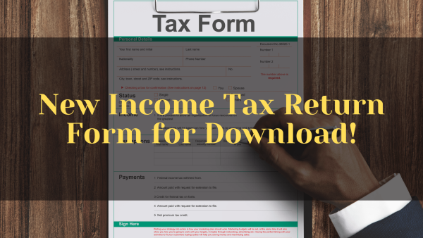 New Tax Return Form Released by NBR: Download Now!